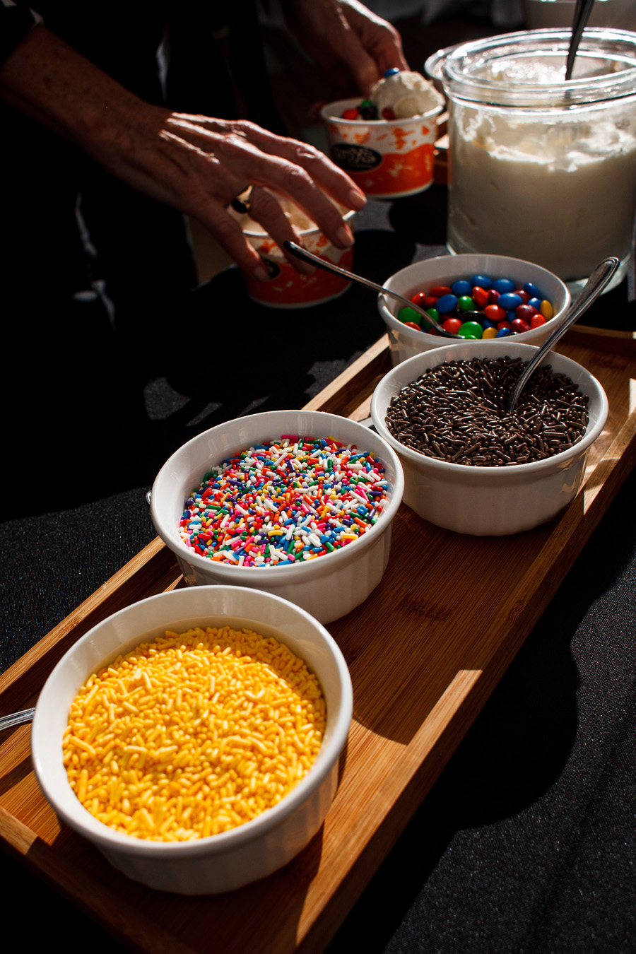 hilary + david : Three Apples Events